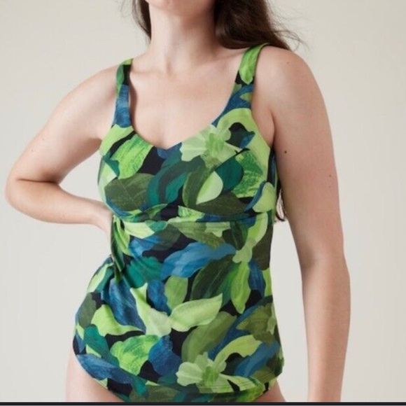 Athleta | Swim | Athleta Bondi Bra Tankini Liana Floral Green Euc Size ...